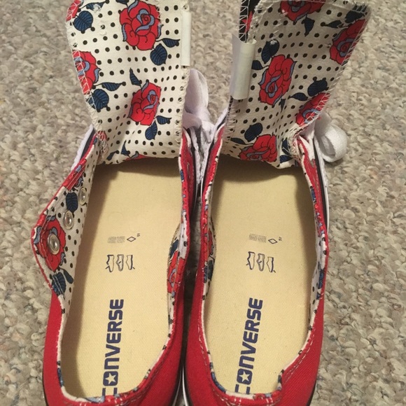 Converse | Shoes | Custom Red Converse Womens Size 6 | Poshmark